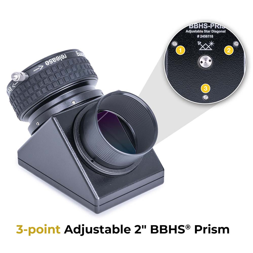 Baader 2“ BBHS® Prim - Adjustable Star Diagonal - Widescreen Centre