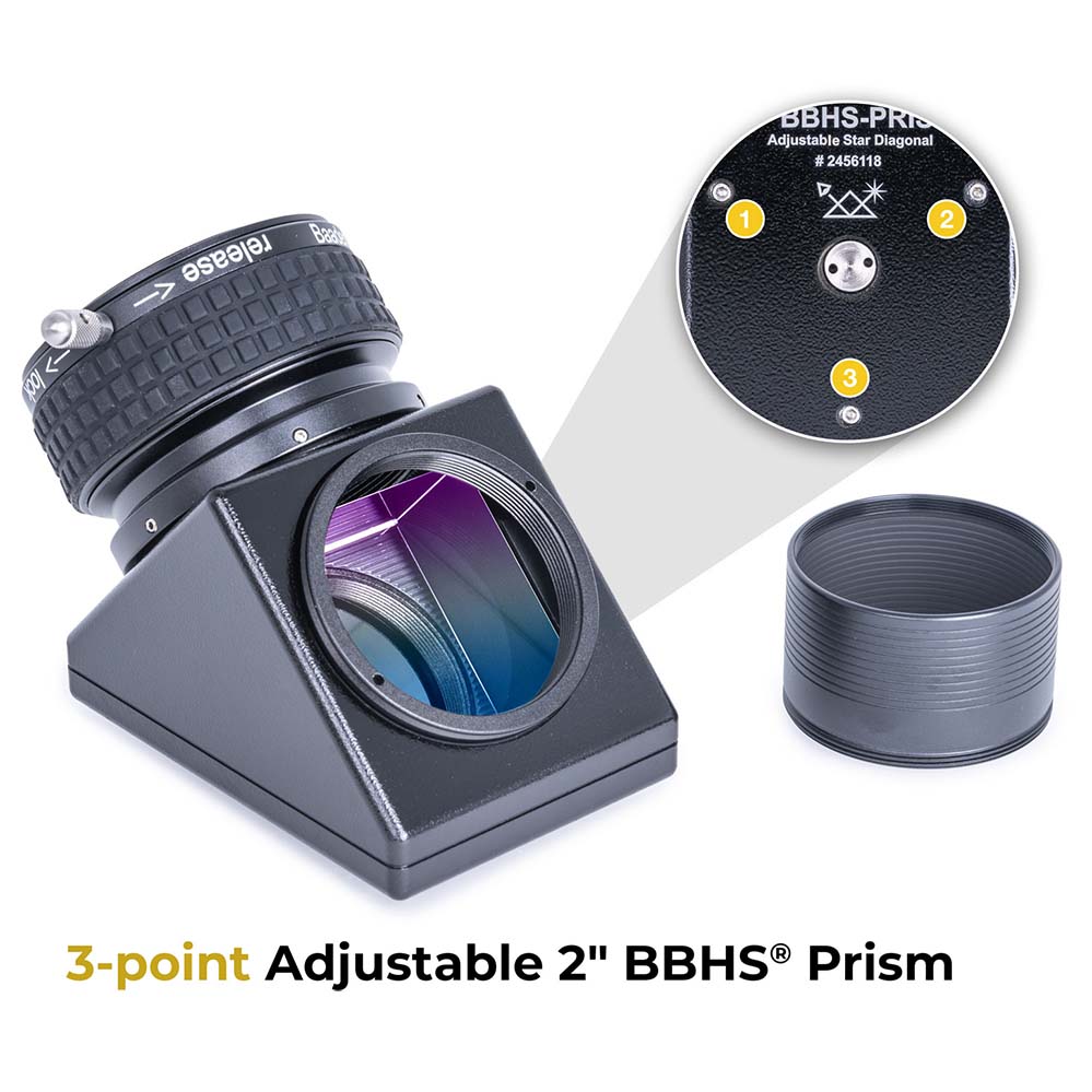 Baader 2“ BBHS® Prim - Adjustable Star Diagonal - Widescreen Centre