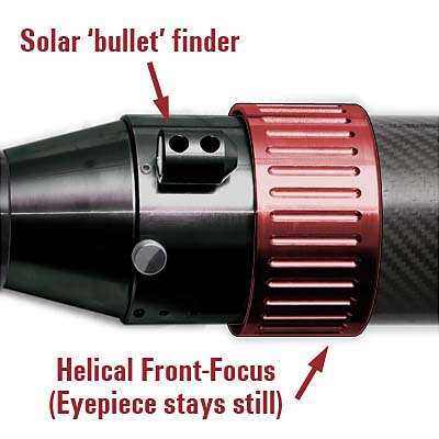 Daystar Solar Scout 60mm Double-Stack Dedicated H-Alpha Solar Telescope ...