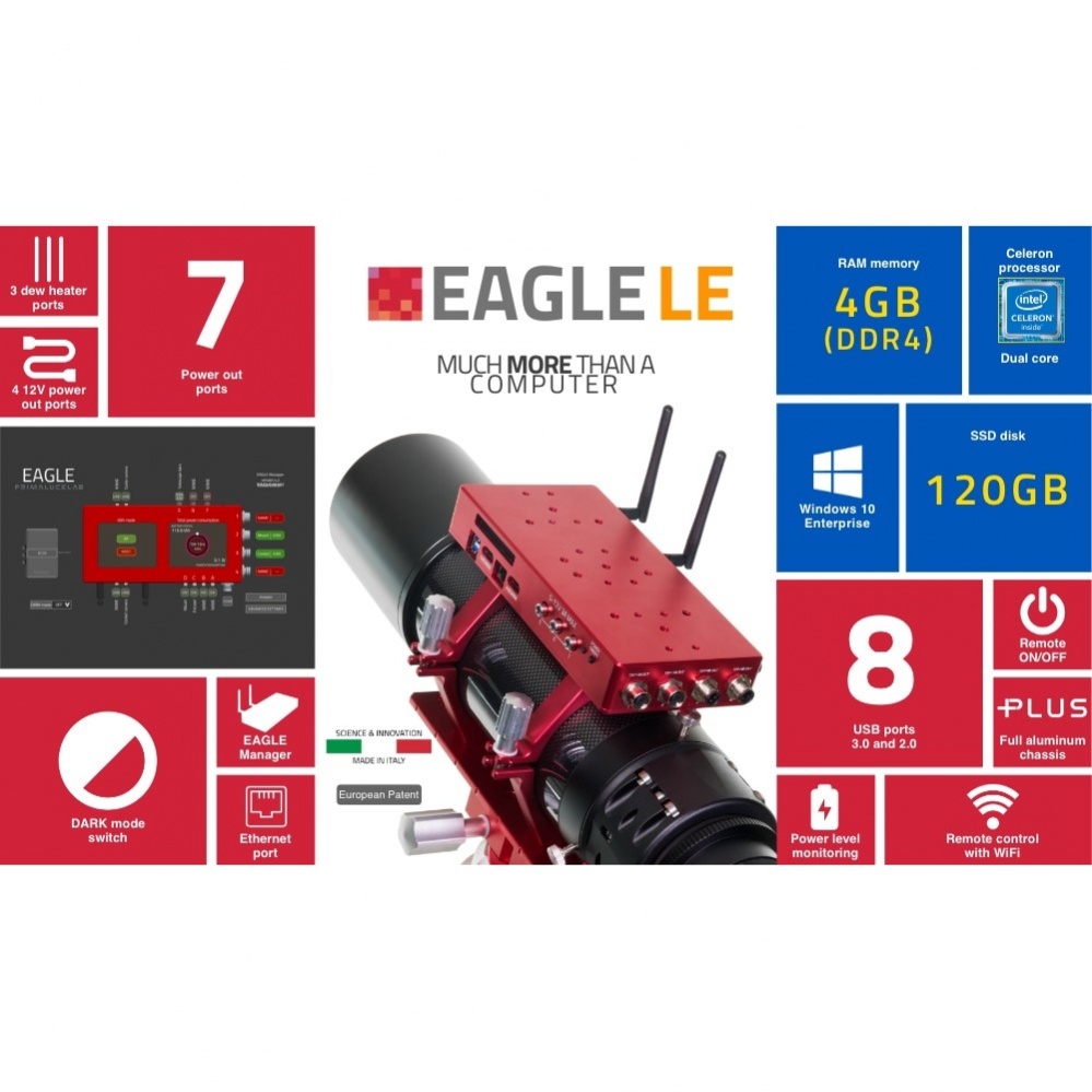 Primaluce Lab EAGLE5 S Computer for Telescopes and Astrophotography - Widescreen Centre