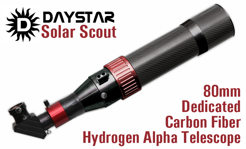 Daystar Solar Scout 80mm Dedicated H-Alpha Solar Telescope Chomosphere ...