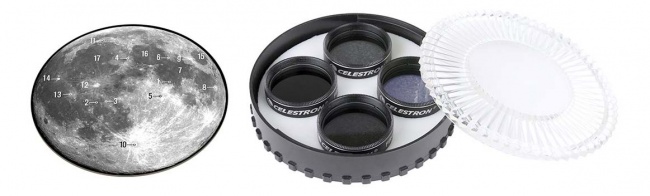 Celestron 1.25" Moon Filter Set - Widescreen Centre