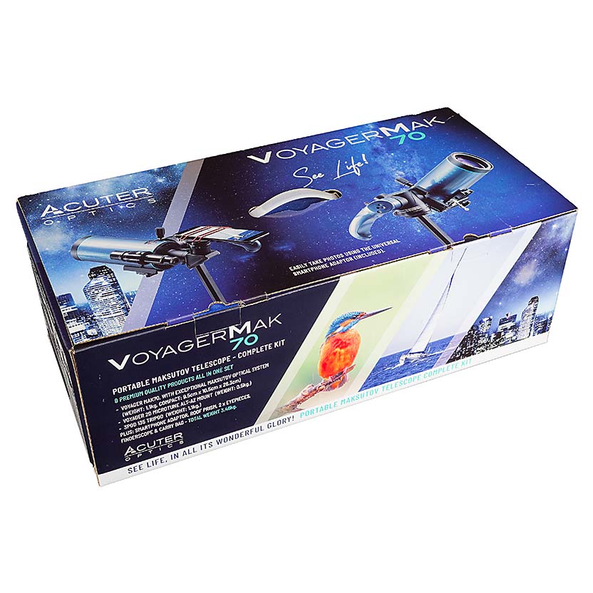 Acuter Voyager MAK70 Maksutov-Cassegrain Telescope - Widescreen Centre