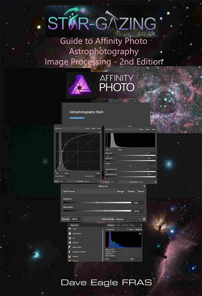 Affinity Photo Astrophotography Image Processing Guide 2nd Edition by Dave Eagle - Widescreen Centre