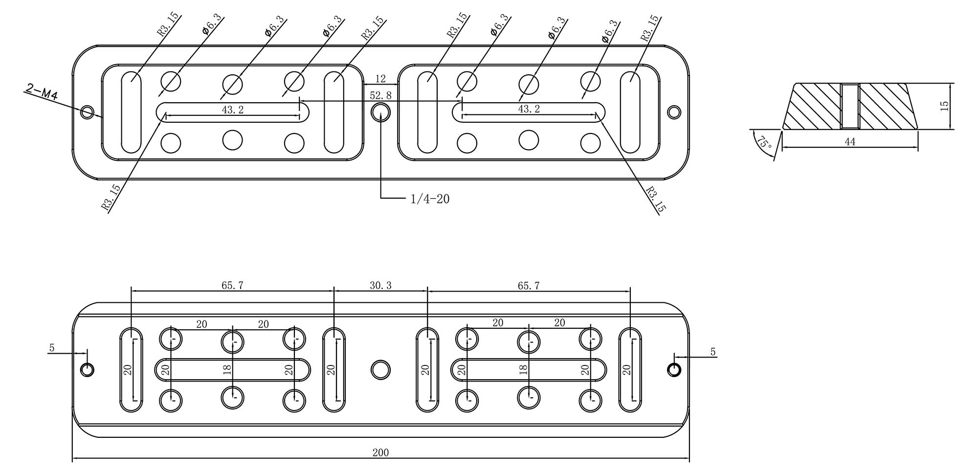 Askar Vixen-Style Universal Dovetail Plate - Widescreen Centre