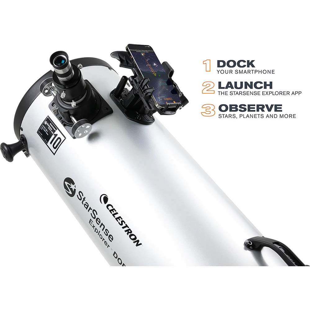 Celestron StarSense Explorer 10" Dobsonian Telescope - Widescreen Centre