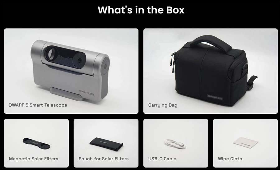 DWARFLAB DWARF 3 Smart Telescope - Widescreen Centre