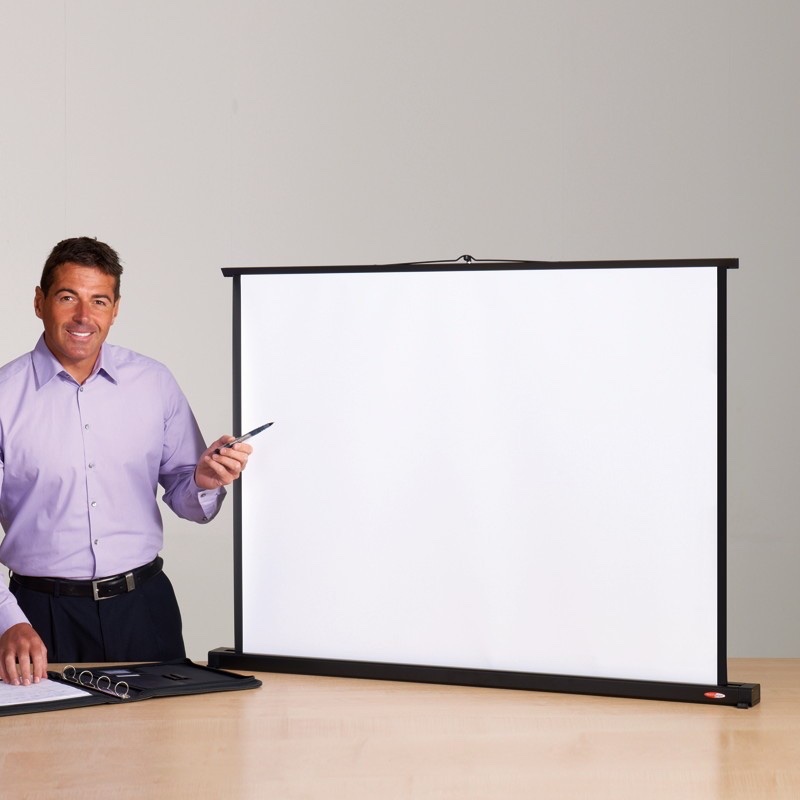 Tabletop Projection Screen - Widescreen Centre