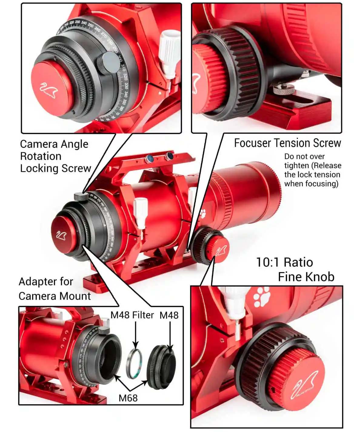 William Optics RedCat 71 II WIFD Telescope - Widescreen Centre