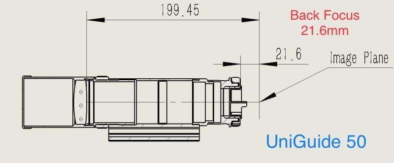 William Optics Slide-base UniGuide 50mm Scope with 1.25 inch RotoLock ...
