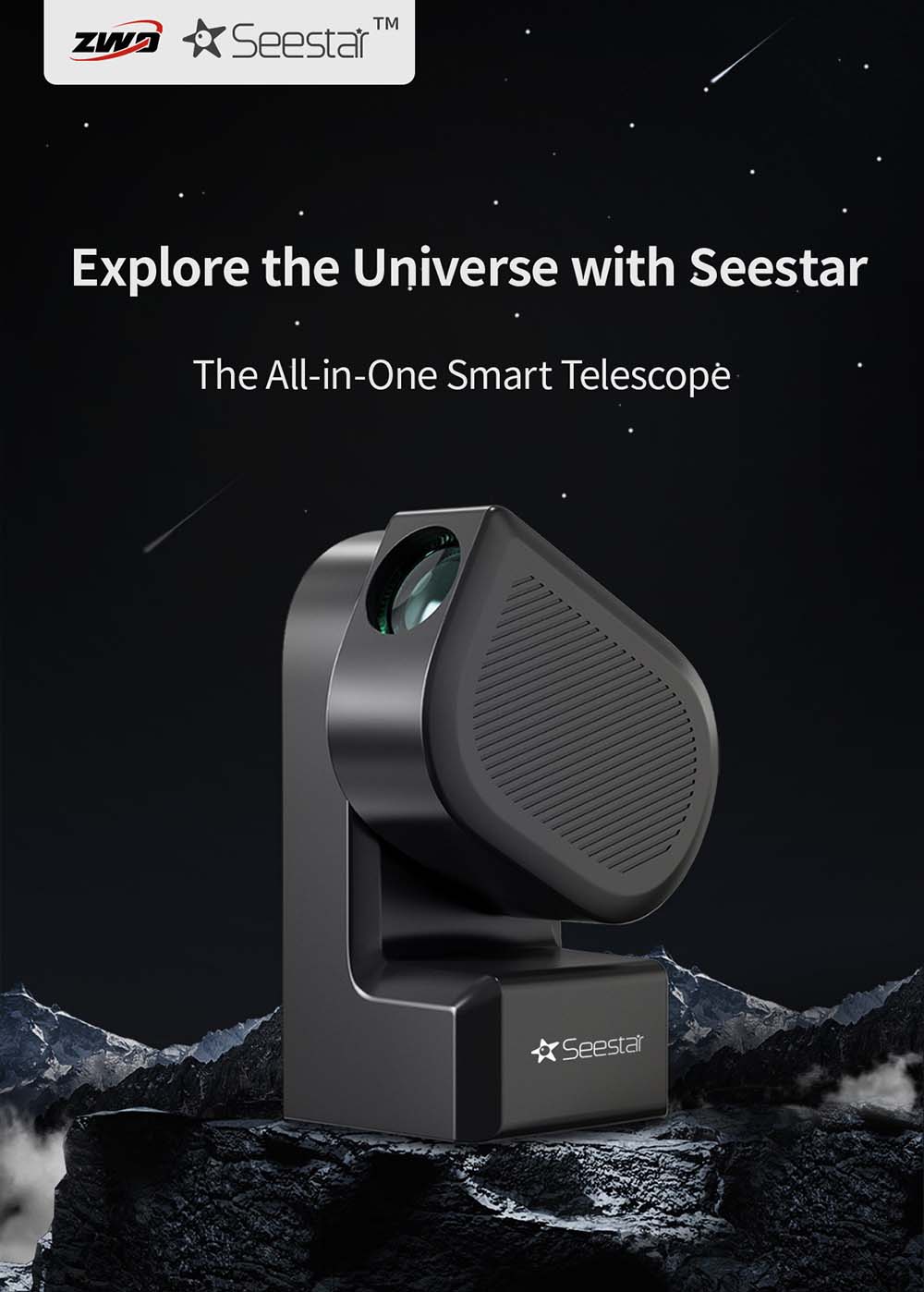 ZWO Seestar S50 all-in-One Smart Telescope - Widescreen Centre