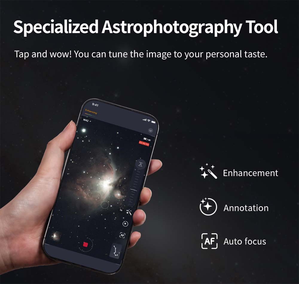 ZWO Seestar S50 all-in-One Smart Telescope - Widescreen Centre