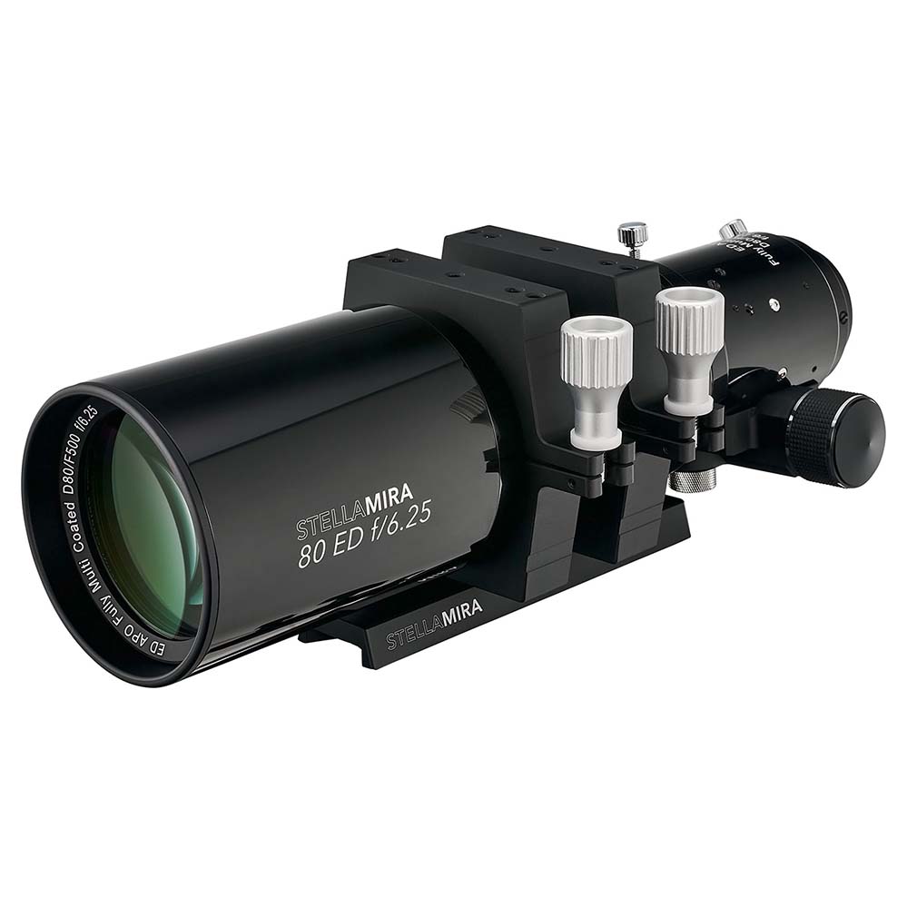 StellaMira 80mm f/6.25 ED Doublet Refractor Telescope - Widescreen Centre