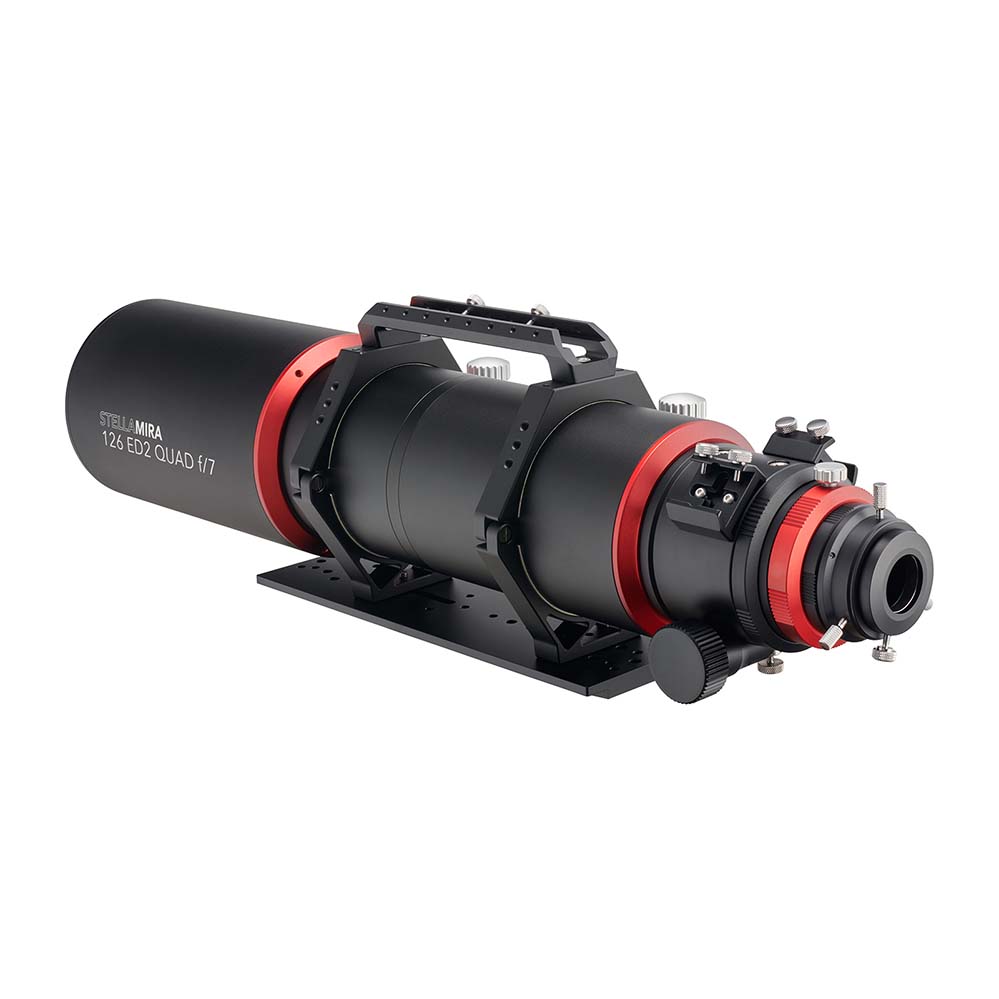 StellaMira 126mm ED2 Quadruplet f/7 Flatfield Refractor Telescope ...