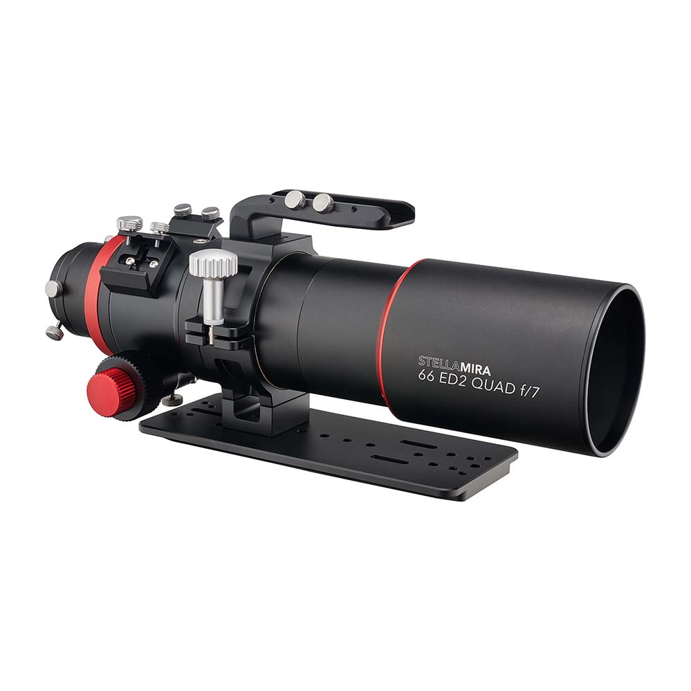 StellaMira 66mm ED2 Quadruplet f/7 Flatfield Refractor Telescope ...