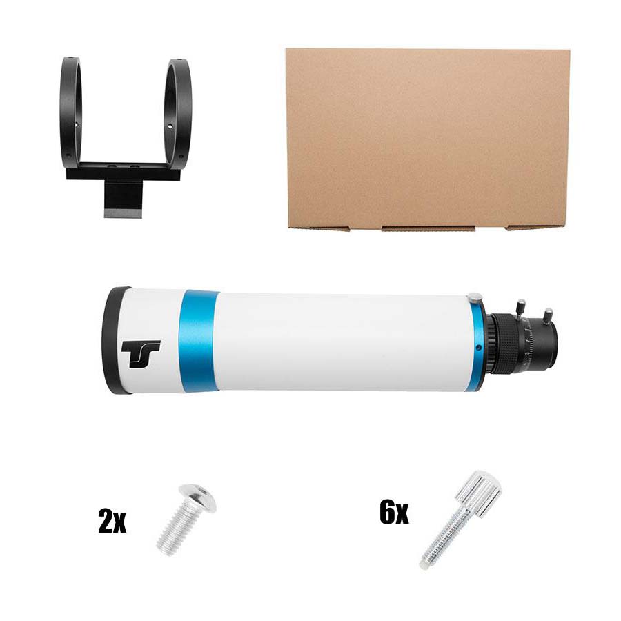 TS-Optics 80 mm Guide Scope Finder with Non-Rotating Helical Focuser ...
